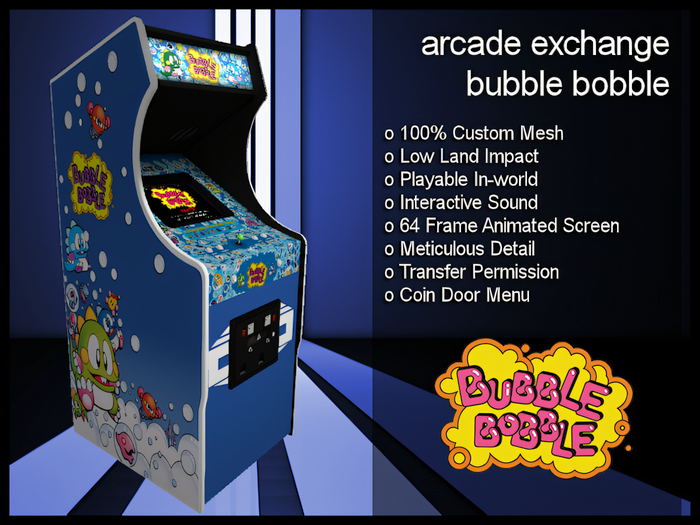 Second Life Marketplace - [AMG] Arcade Exchange - Bubble Bobble